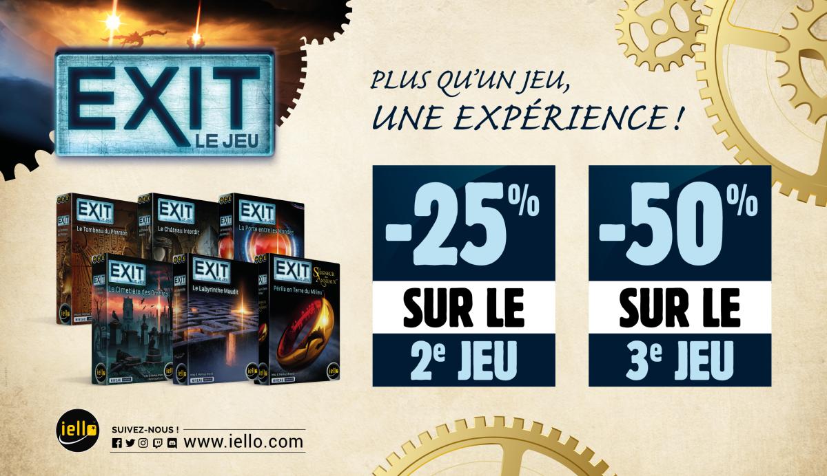 Opération EXIT : liste des boutiques - IELLO