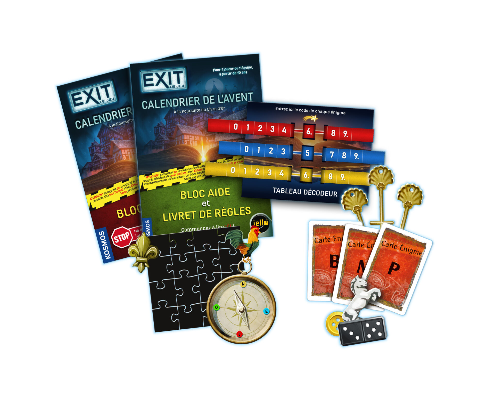 EXIT - Calendrier de l'Avent : À la Poursuite du Livre d'Or - IELLO