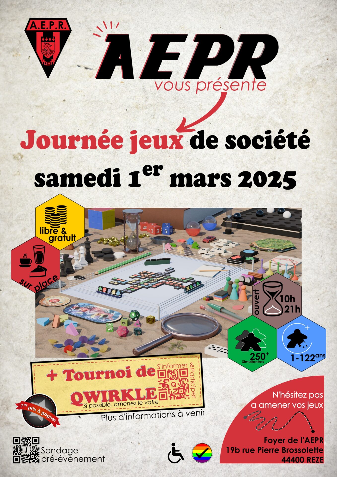 Journée jeux de société - AEPR Rezé - 2025 - IELLO